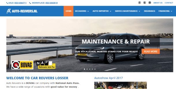 11 Car Sales Websites Created with WordPress