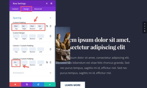 Using Divi's Animations to Unfold Content with Sliding Images