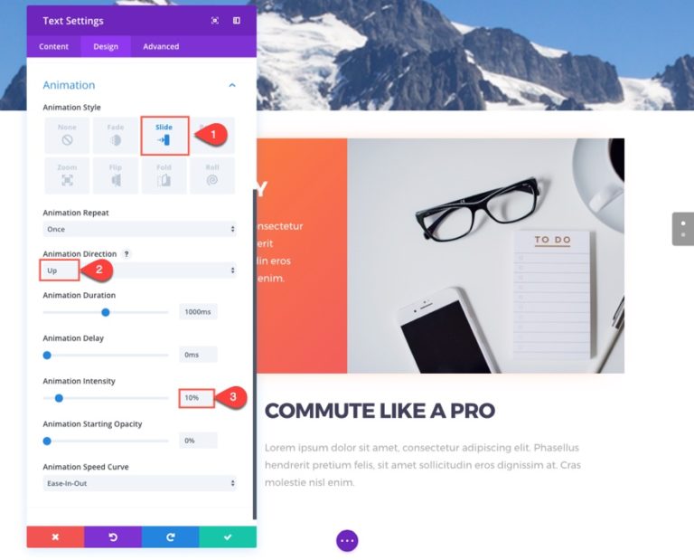 How to Use Divi's New Animation Effects
