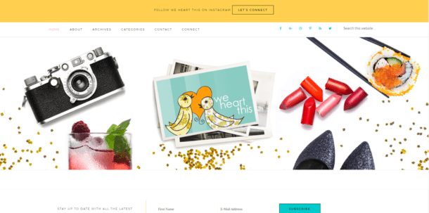10 Lovely Examples of Girly Websites Made With WordPress