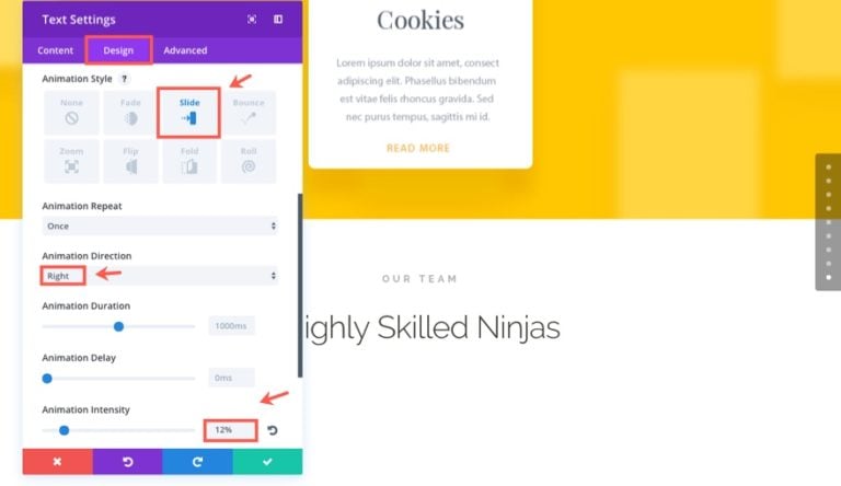 Using Divi's Animations to Float and Bounce Image