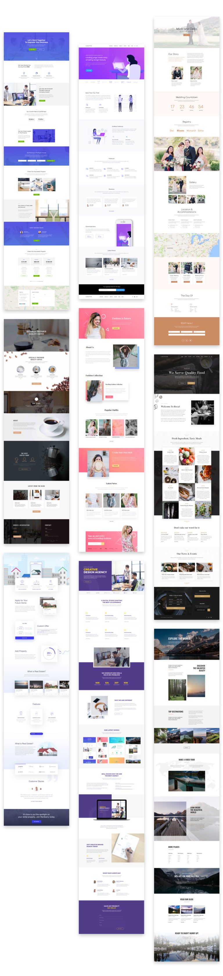 Announcing The Divi Design Initiative: World Class Divi Layouts And Original Photos For Free ...