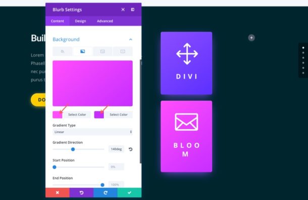 Using Divi's Fold Animation to Make Blurbs Bloom