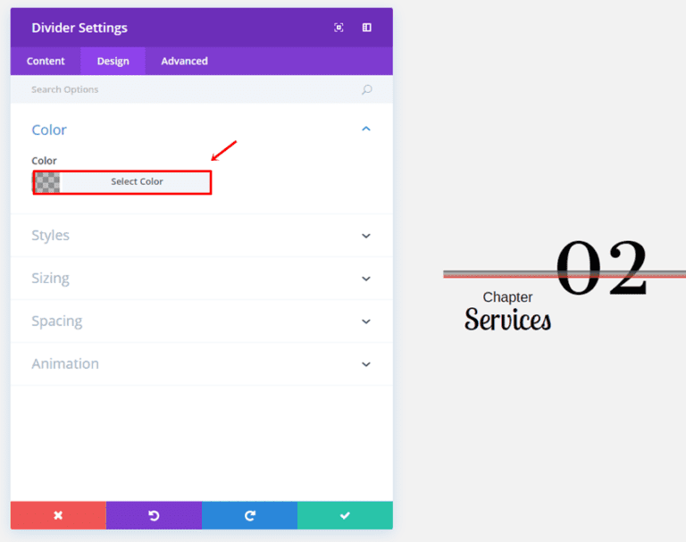 How to Create Section Chapters Using Divi's New Design Options