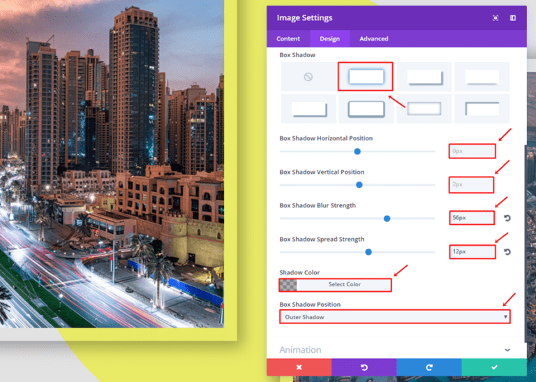 How to Combine Image Background & Box Shadow Options with Divi