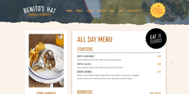 12 Tasty Examples of Restaurant Menu Design on the Web