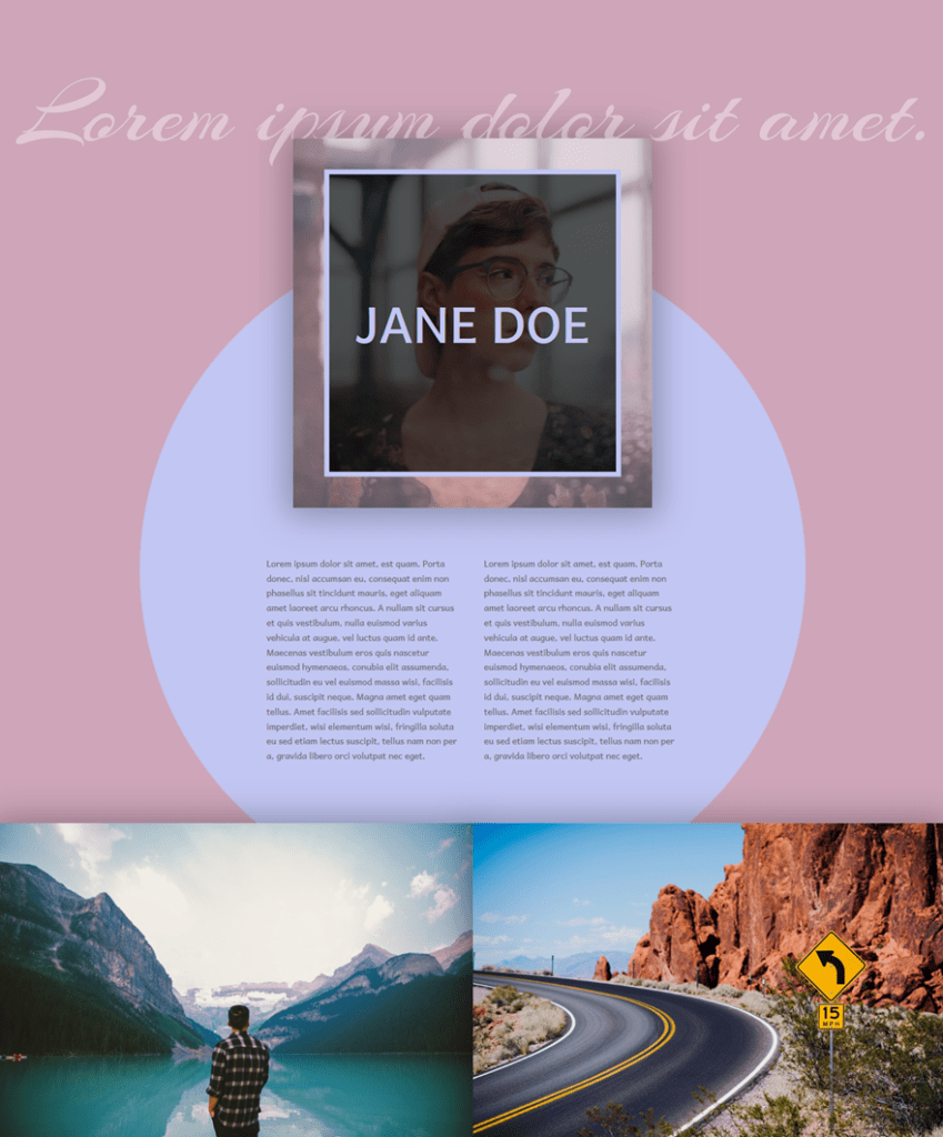 How to Create a Beautiful Hero Section for Your Personal Website with Divi