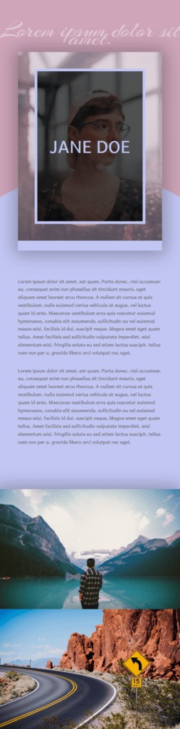 How to Create a Beautiful Hero Section for Your Personal Website with Divi