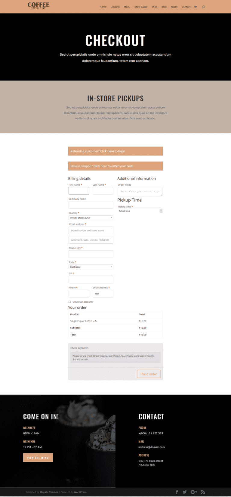 How to Set up In-Store Pickups for Online Orders with Divi's Free ...