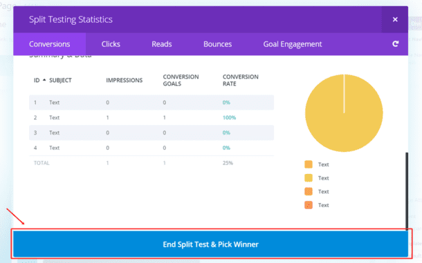 How to Set up Conversion Split Tests on The New Design Agency Layout ...