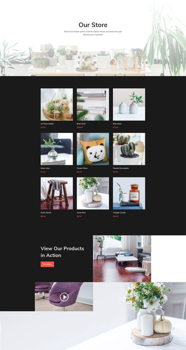 Download a Free & Refreshing Interior Design Layout Pack for Divi