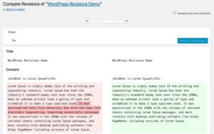 How to Use the WordPress Revision History Feature