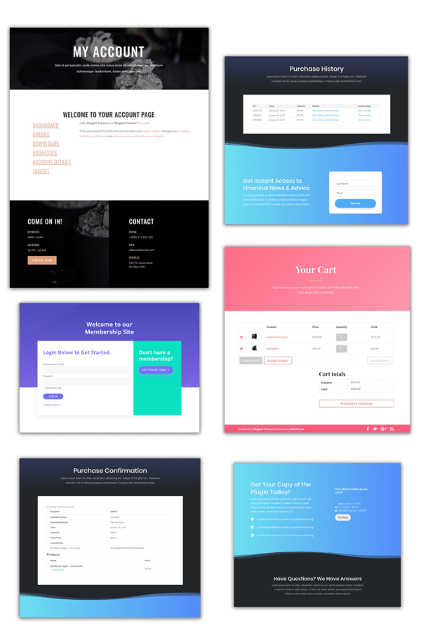 How to Design Custom Account Pages for WooCommerce, EDD, Memberpress ...