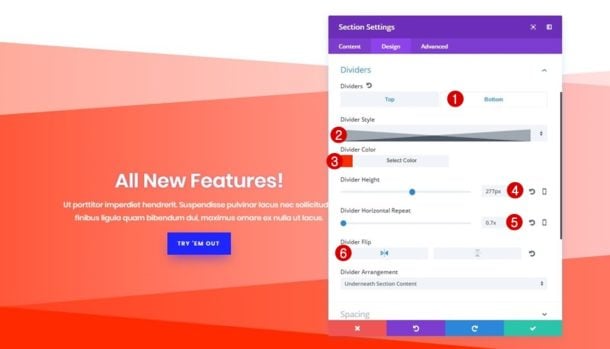 How to Recreate Elegant Theme's Section Divider Examples with Divi