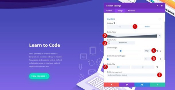 How to Recreate Elegant Theme's Section Divider Examples with Divi