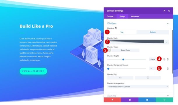 How to Recreate Elegant Theme's Section Divider Examples with Divi