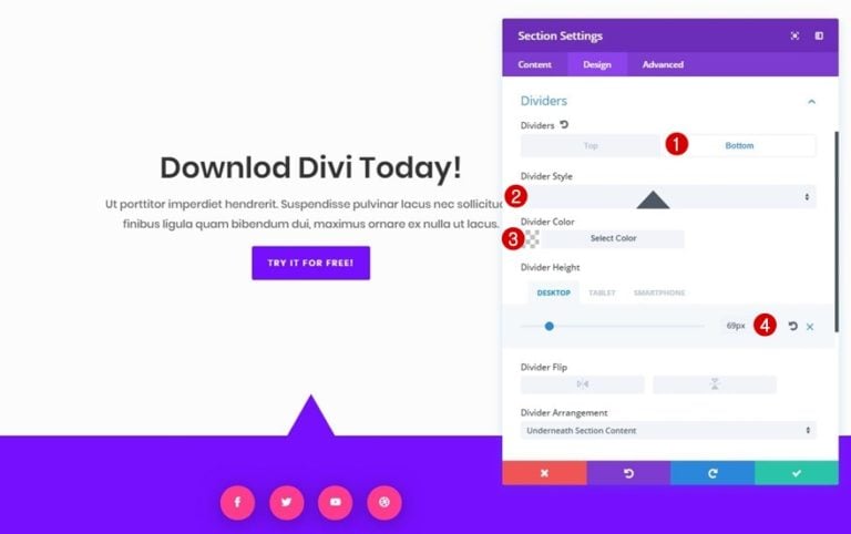 How to Recreate Elegant Theme’s Section Divider Examples with Divi ...