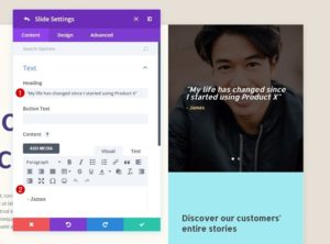 How to Beautifully Use a Slider Module for Testimonials with Divi