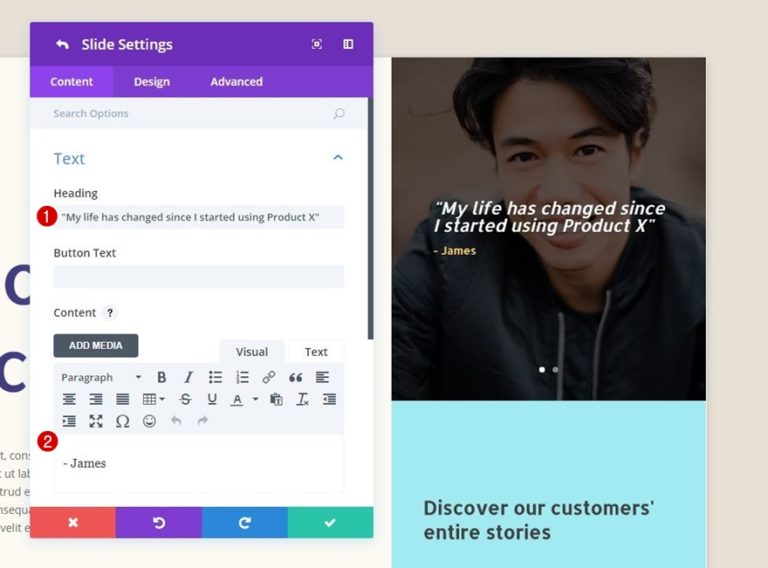 How to Beautifully Use a Slider Module for Testimonials with Divi