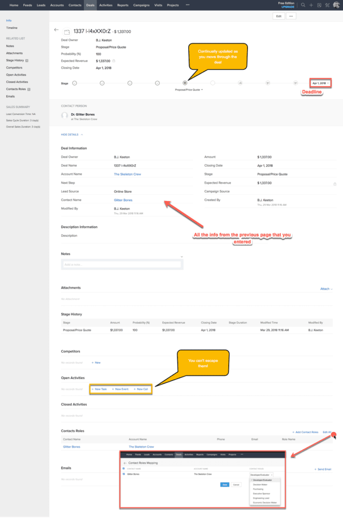 Zoho CRM: A Detailed Overview of the Free Version