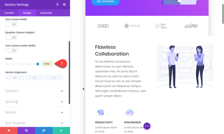 How to Create Pop Out Sections with Divi's Boxed Layout