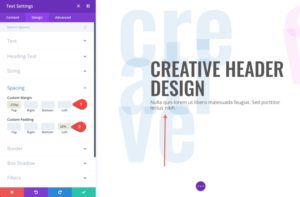 How to Use Text as an Abstract Design Element in Divi