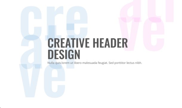 How to Use Text as an Abstract Design Element in Divi