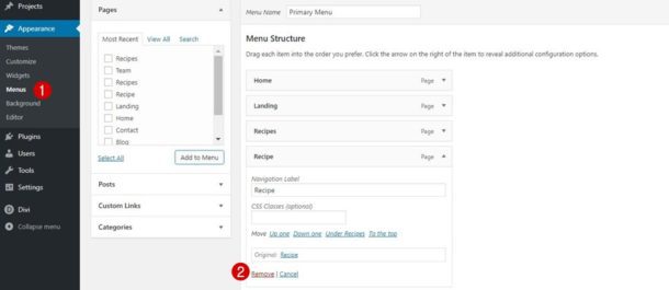 How to Create a Mega Menu for Your Recipes Page using Divi's Food ...