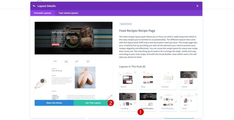 How to Create a Mega Menu for Your Recipes Page using Divi's Food ...
