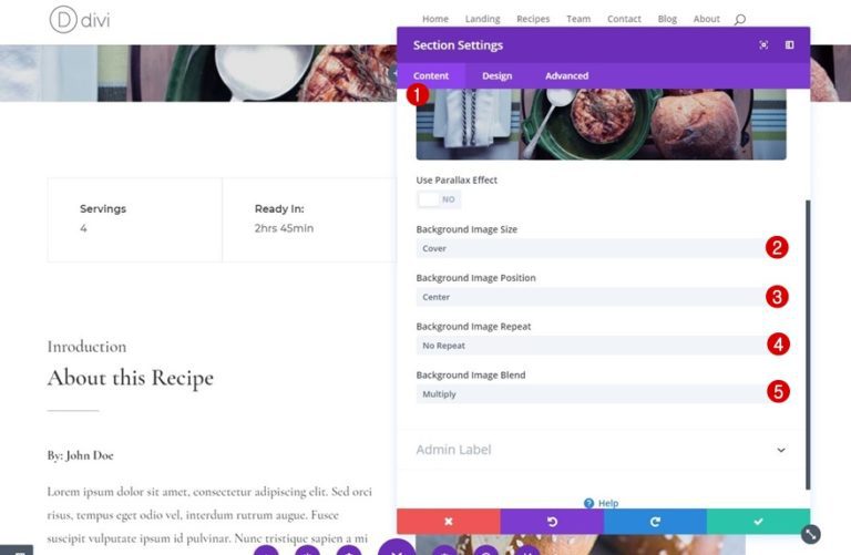 How to Create a Mega Menu for Your Recipes Page using Divi's Food ...