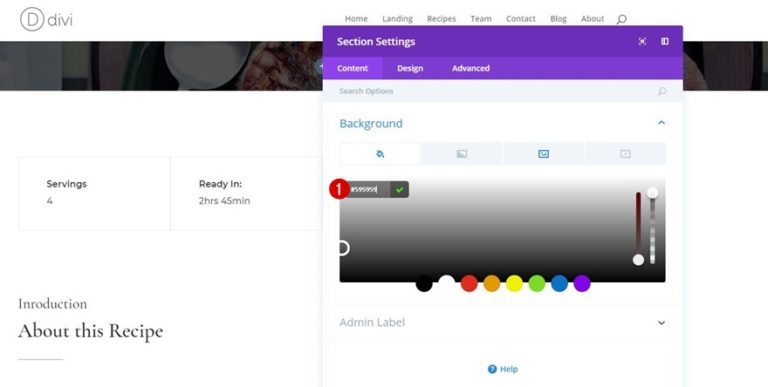 How to Create a Mega Menu for Your Recipes Page using Divi's Food ...
