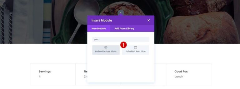 How to Create a Mega Menu for Your Recipes Page using Divi's Food ...