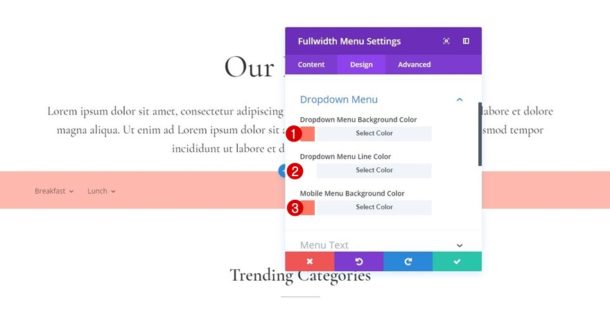 How to Create a Mega Menu for Your Recipes Page using Divi’s Food ...