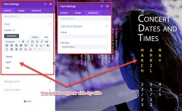 Using Sideways and Vertical Text to Create a Unique Landing Page with Divi
