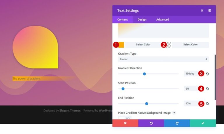 How To Create An Abstract Gradient Hero Section With Divi 6 Gradient