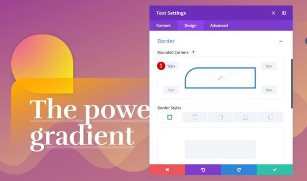 How To Create An Abstract Gradient Hero Section With Divi 6 Gradient
