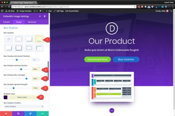 Design a Striking Divi Product Layout with Image Perspective and ...