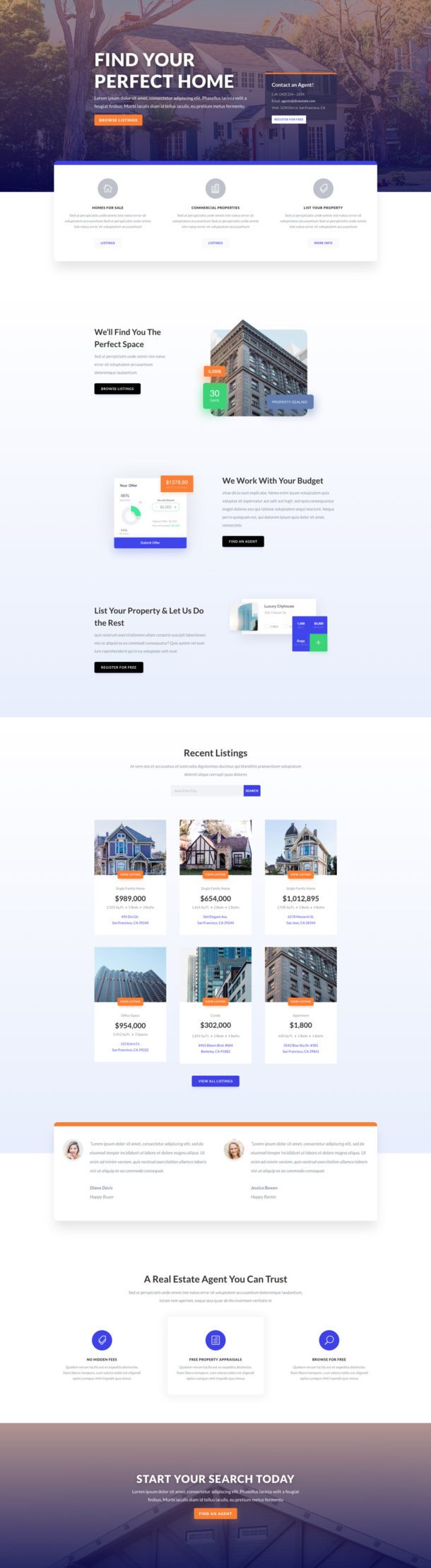 Get a FREE & Inviting Real Estate Layout Pack for Divi