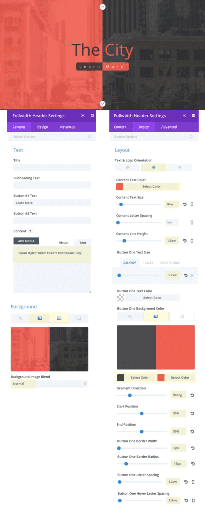 How to Create Full Screen Sections with Top and Bottom Scroll Links with Divi