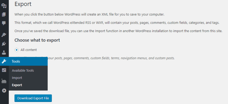 How to Import and Export User Databases in WordPress