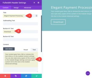 Design a Unique Full Screen Divi Layout with an Animated Scroll Button