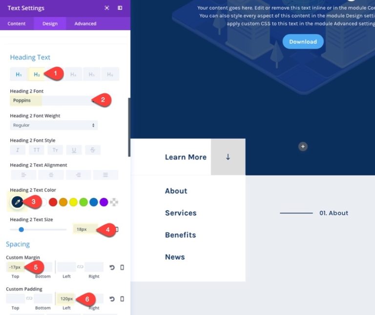 Design a Unique Full Screen Divi Layout with an Animated Scroll Button
