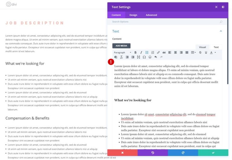 How to Create an Open Job Position Layout with Divi (Free Download!)