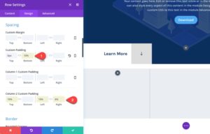 Design a Unique Full Screen Divi Layout with an Animated Scroll Button