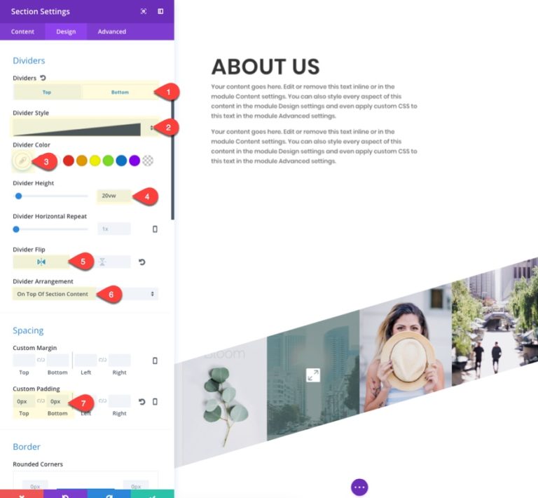 How to Design a Unique Diagonal Layout with Divi