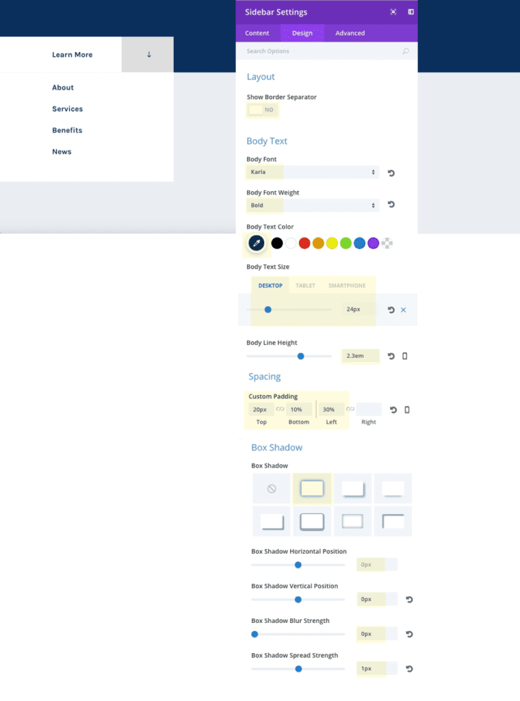 Design a Unique Full Screen Divi Layout with an Animated Scroll Button - Ask the Egghead, Inc.