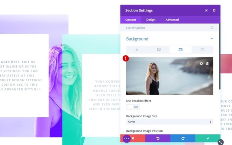 How to Make Your Section Background Image Selectively Show Through with ...
