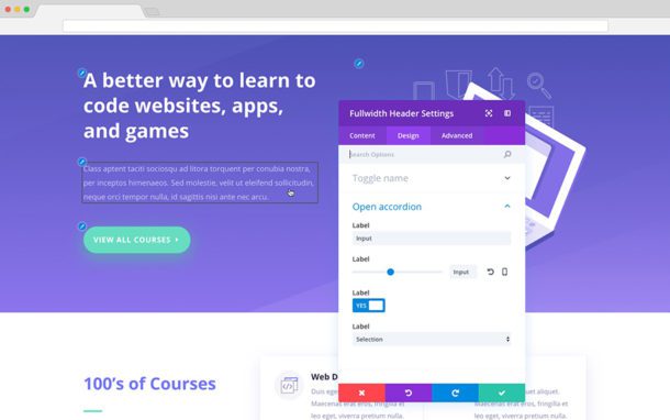 Divi Feature Sneak Peek: Quick Access to Design Element Settings