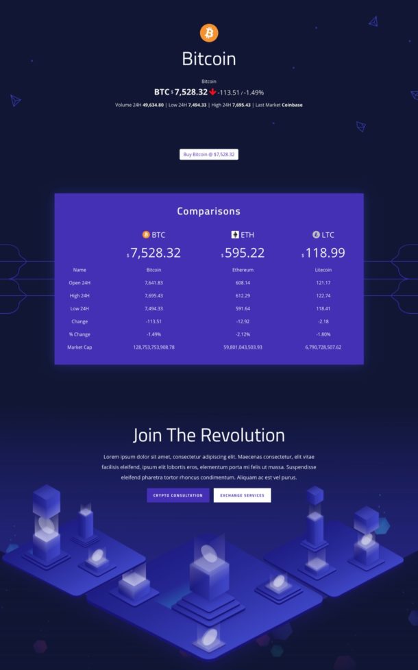 How to Display Real-Time Cryptocurrency Data on your Website