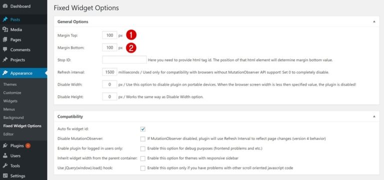 How to Add Fixed Widgets to Your Sidebar in WordPress